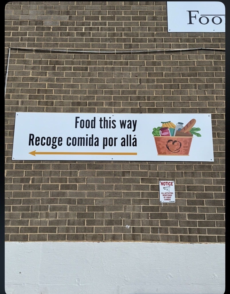 Helping Fairfax Families: Signarama Installs Wayfinding Signs for Food ...