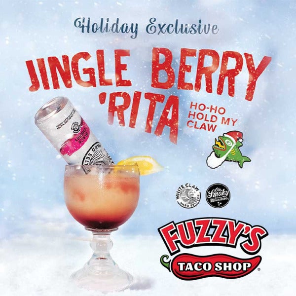 Fuzzy’s Holiday Cocktail Jingle Berry ‘Rita 2025 | Gorilla Dash