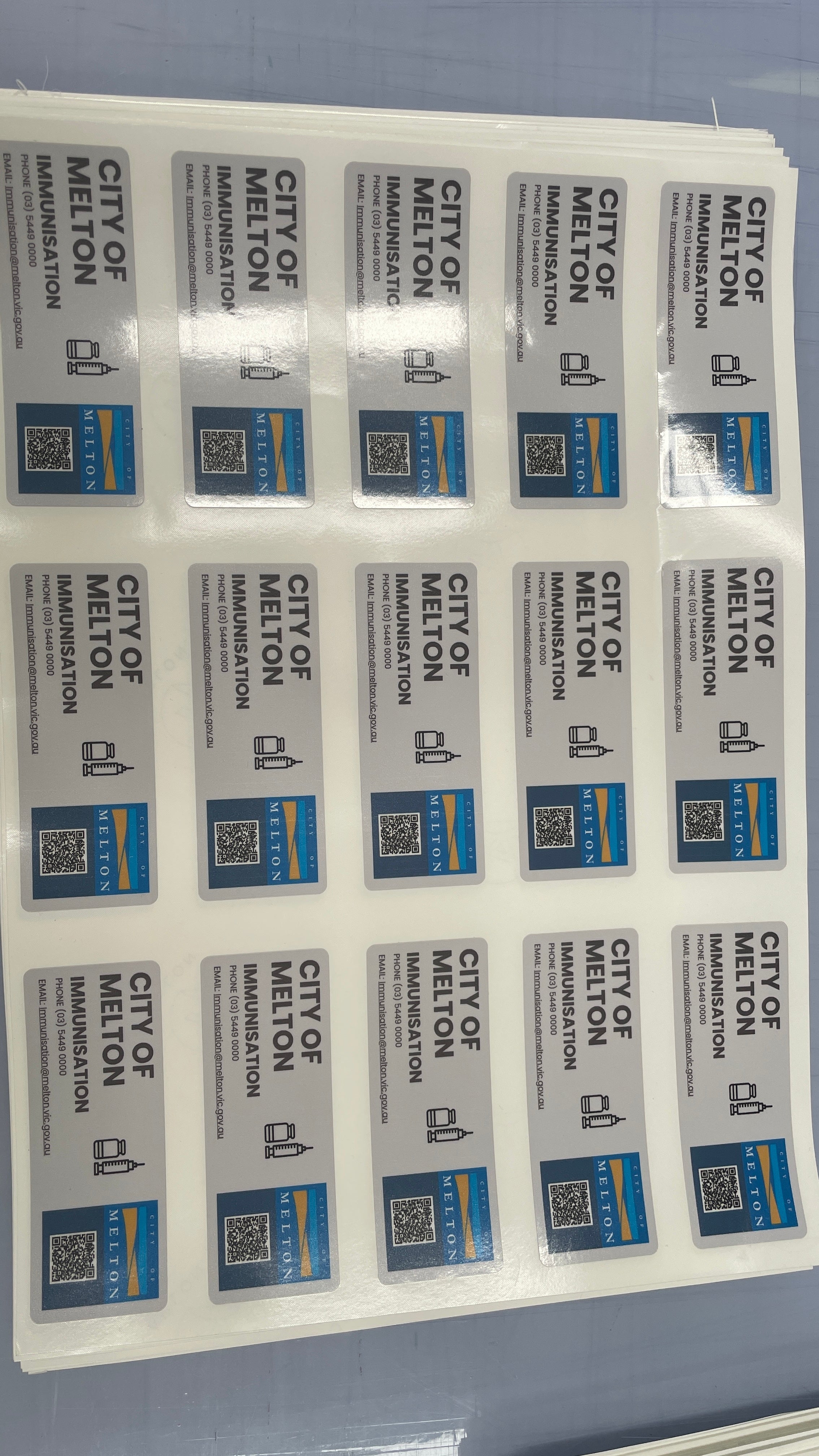 Bulk Sticker Order for Melton City Council