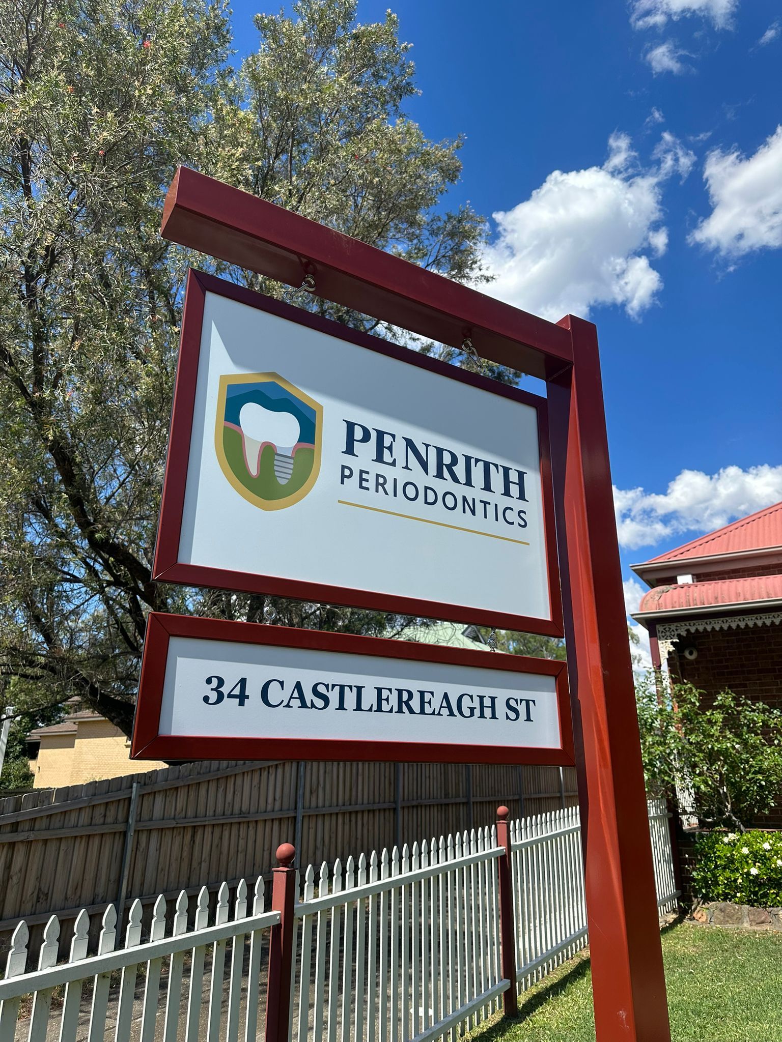 Custom Sign for Penrith Periodontics