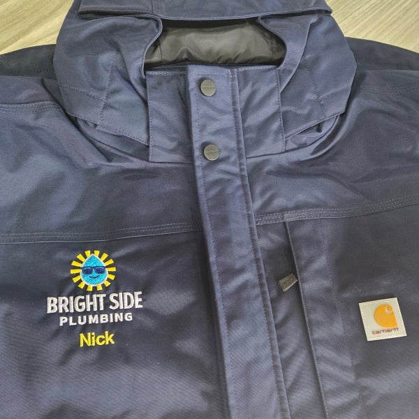 Bright Side Plumbing Branded Carhartt Jackets
