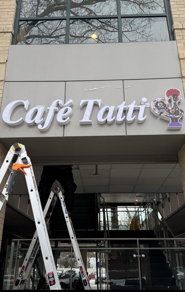 Face-Lit Channel Letter Sign for Café Tatti McLean | Custom Restaurant ...