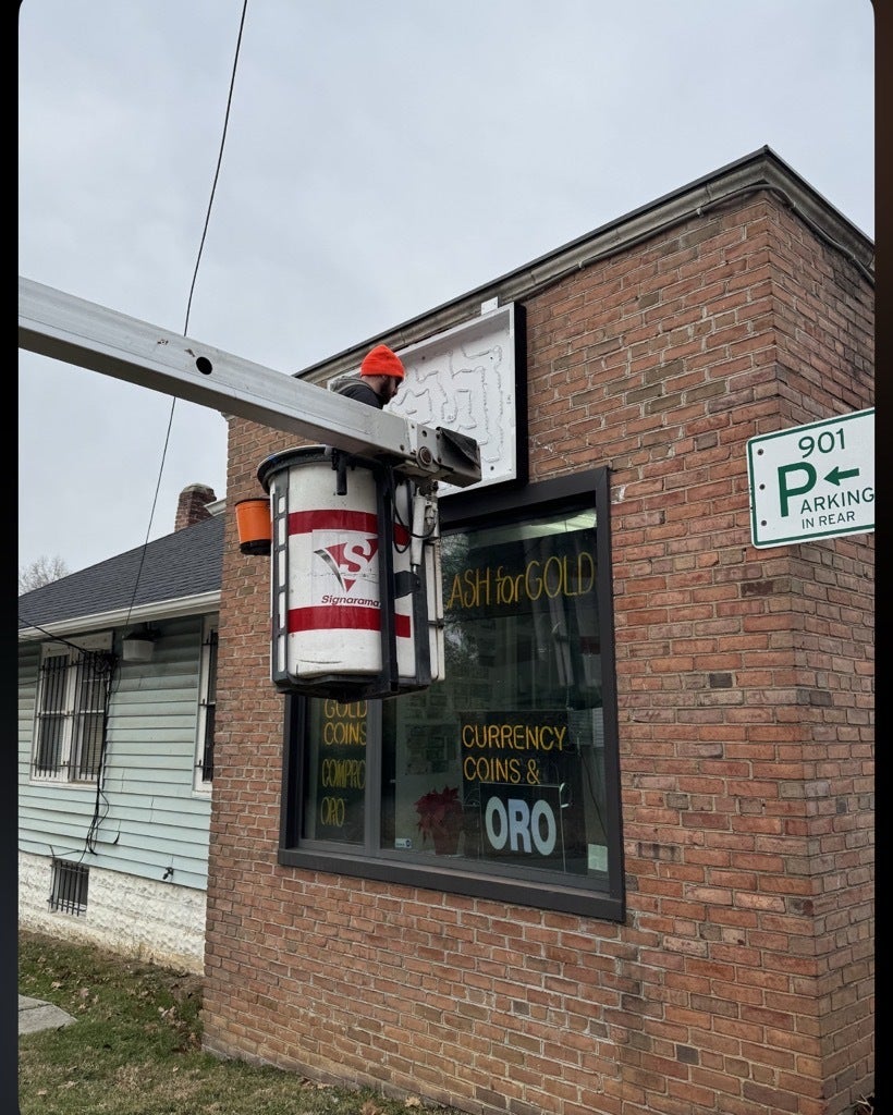 Illuminated Light Box Signage for US Penny Coin Exchange in Falls ...