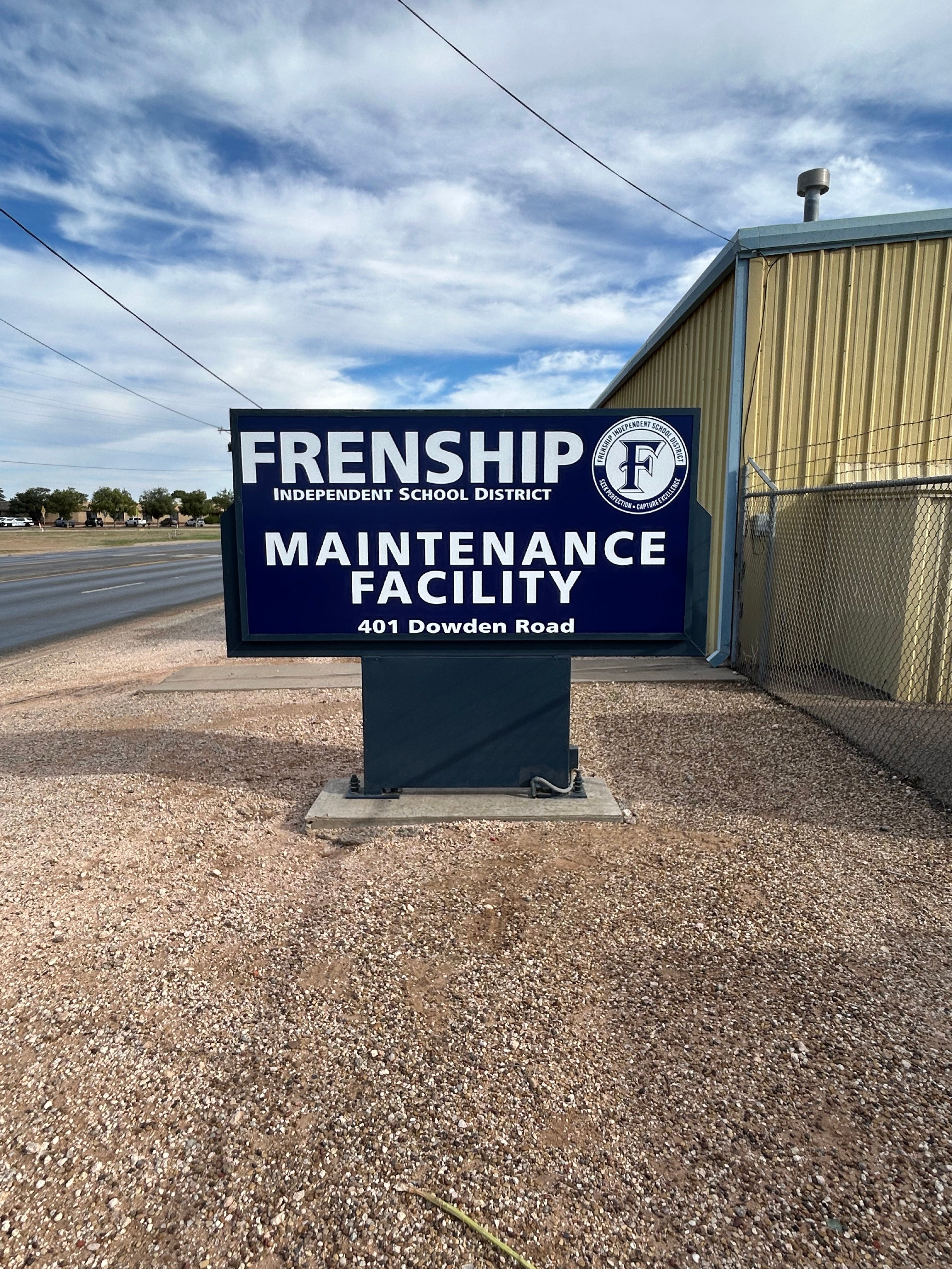 Frendship Facility Sign