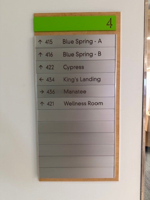 Custom Wayfinding Signage for Abbott Labs!