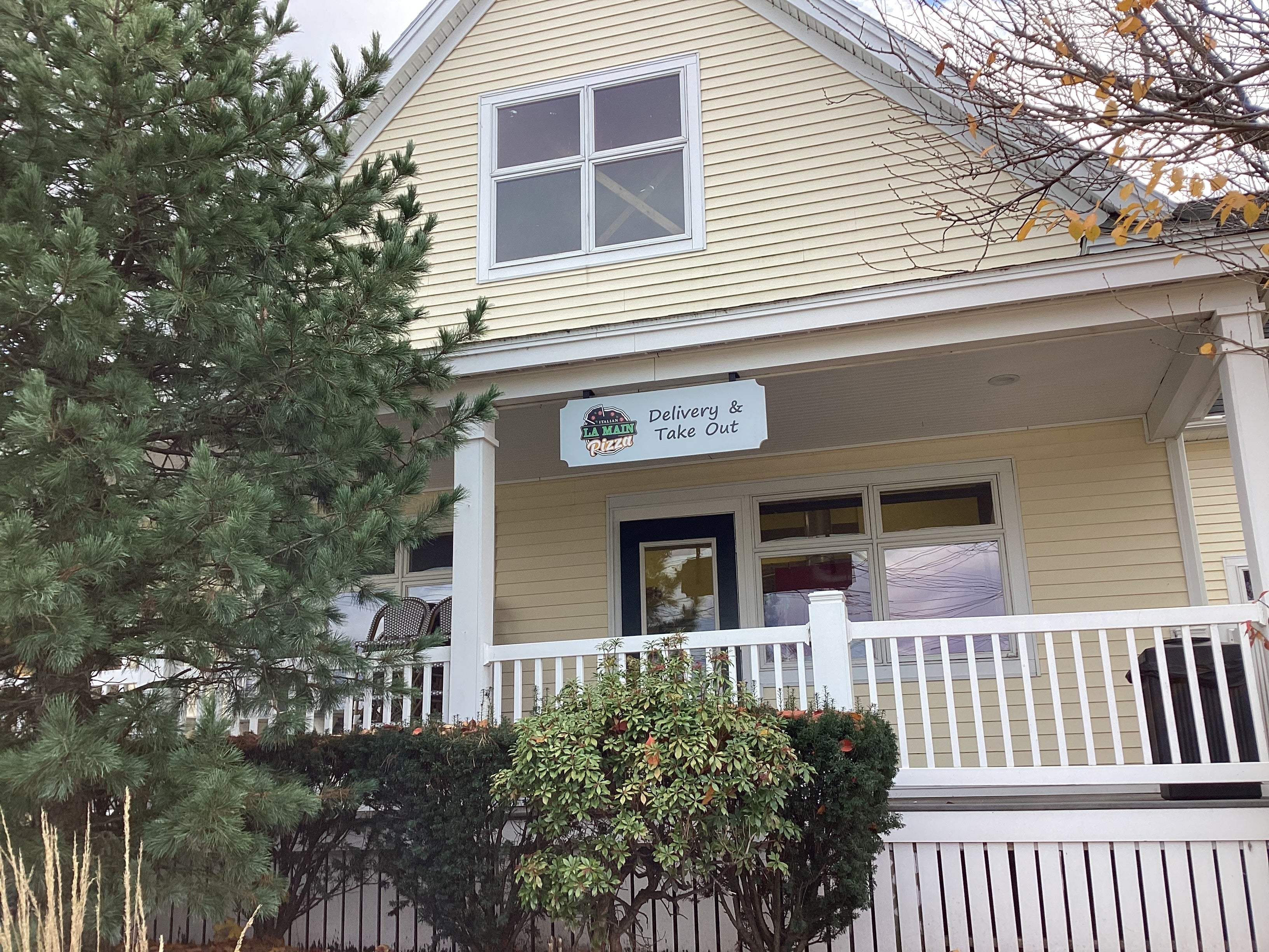 Hanging Sign Installation for New England Property Management ...