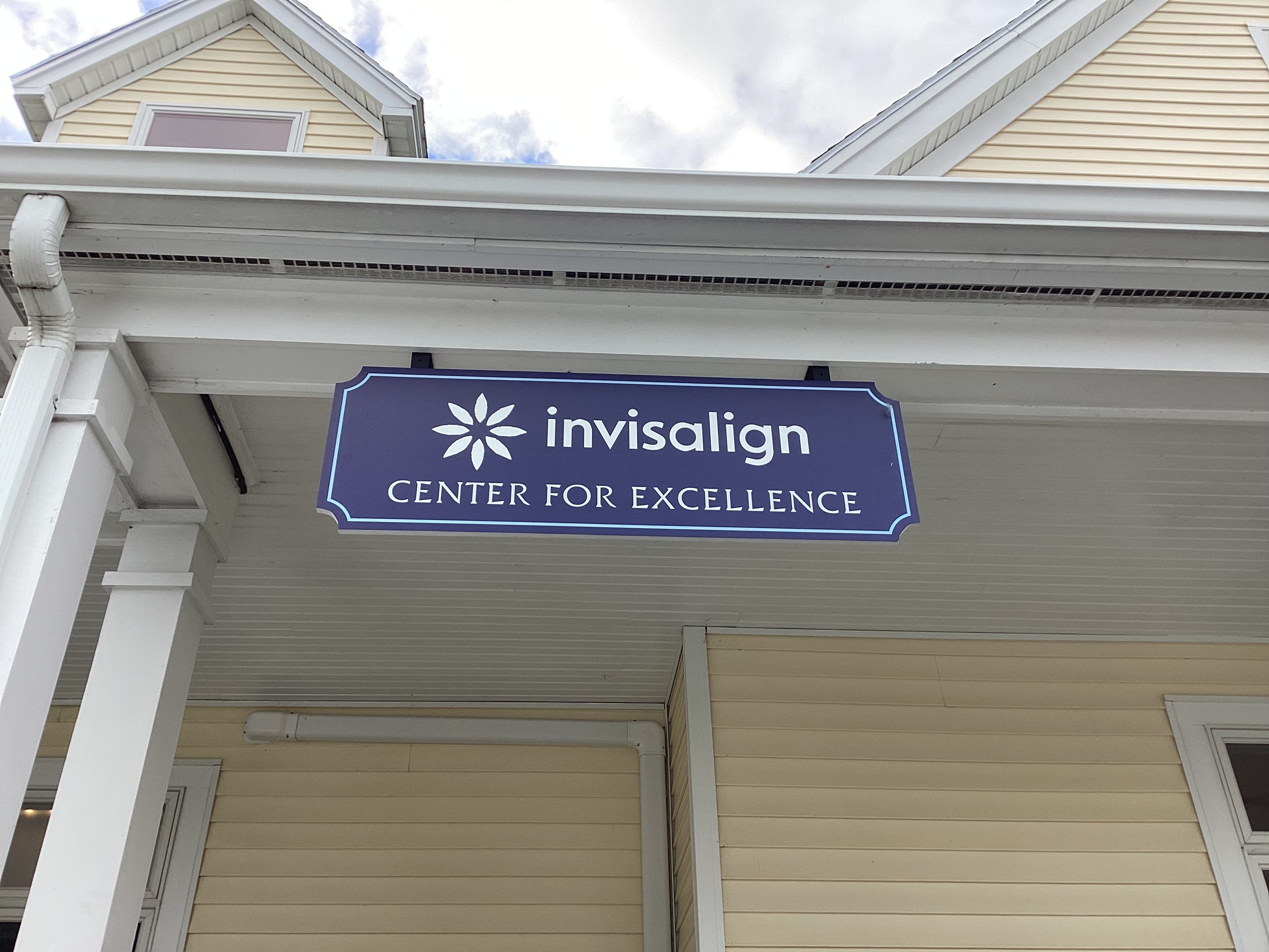 Hanging Sign Installation for New England Property Management ...