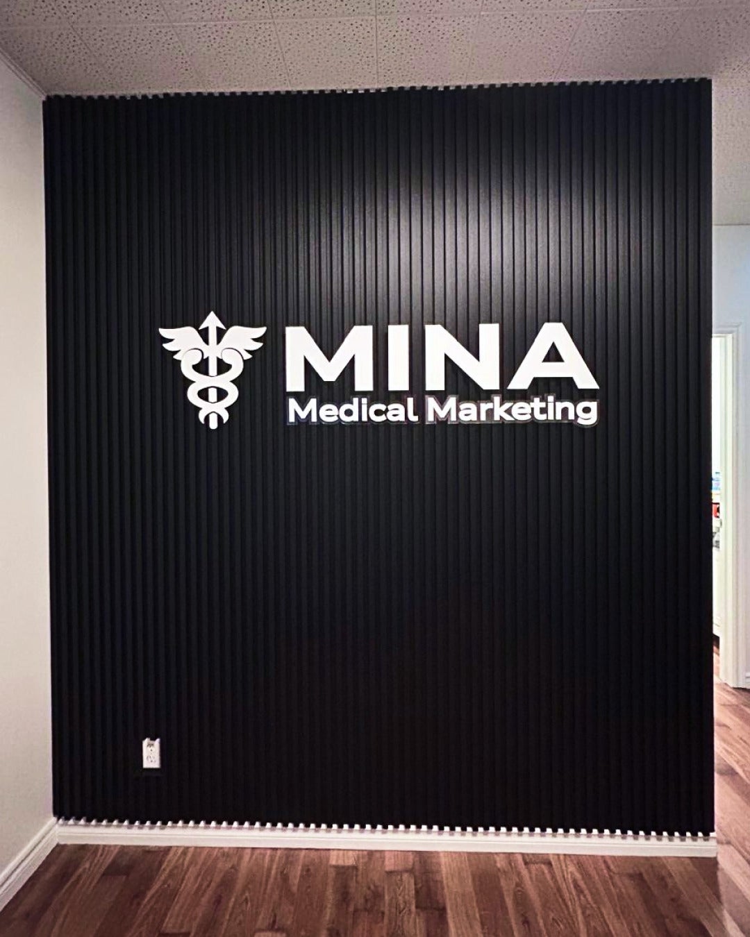 Precision Meets Texture — 3D Raised Acrylic Letters for Mina Medical ...