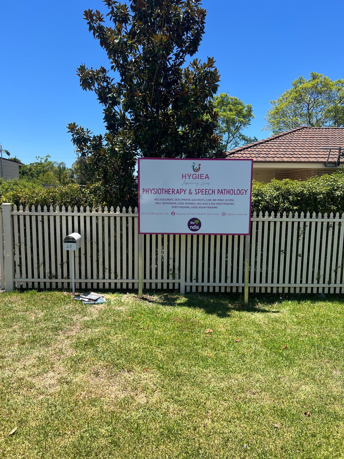Free-Standing ACP Sign with Metal Frame