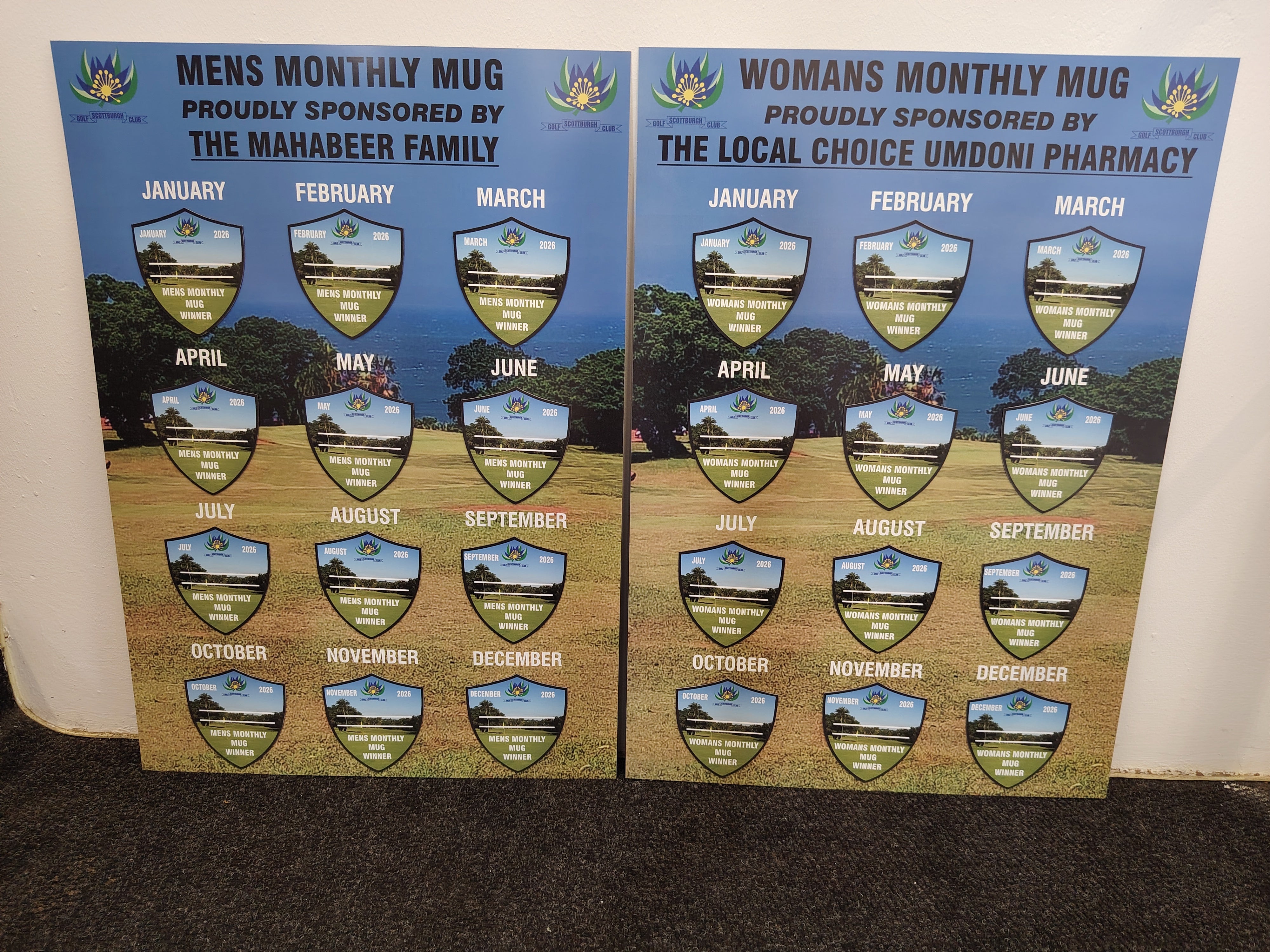 Scottburgh Golf Club Signs