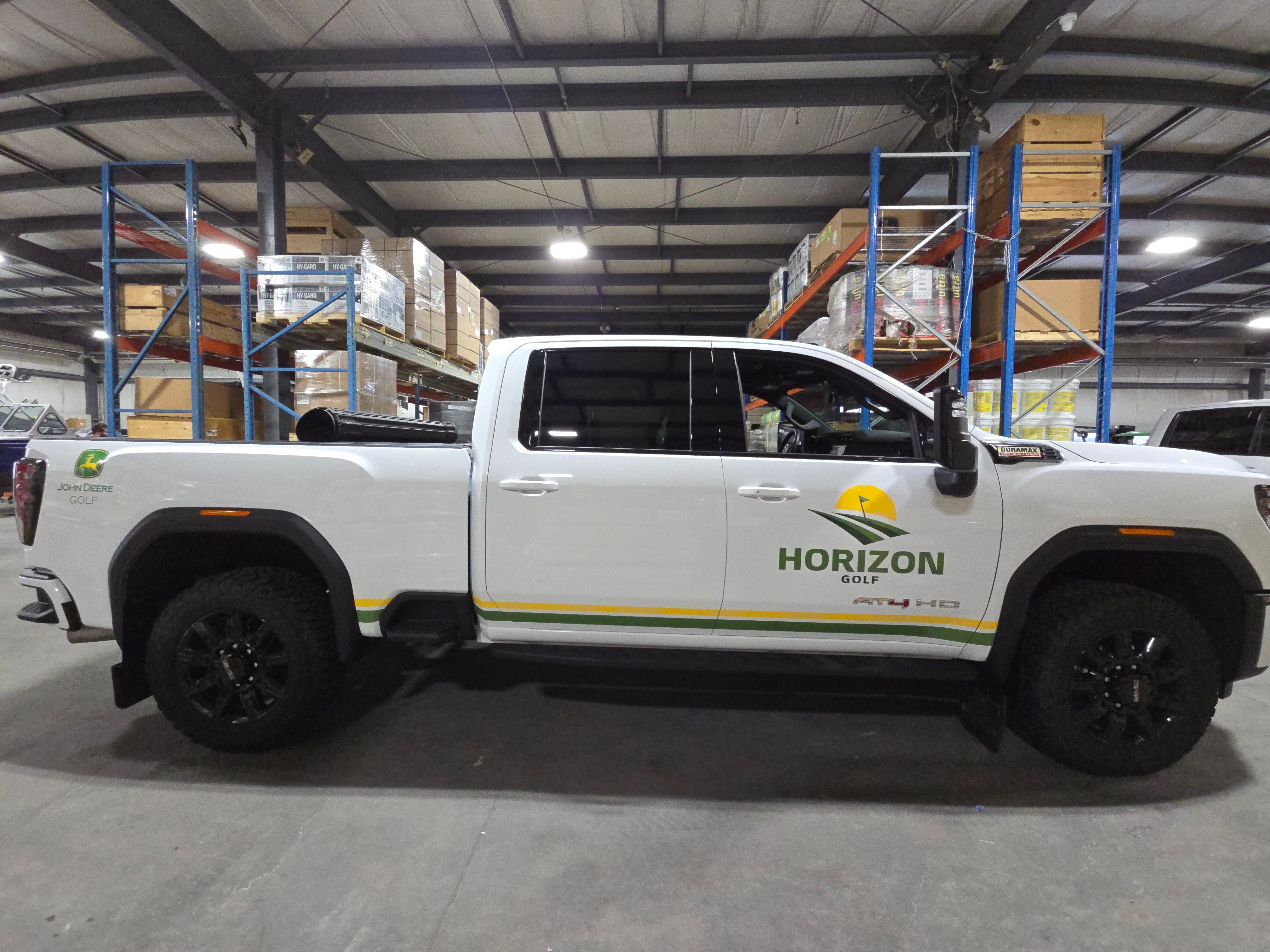 Fleet Vehicle Graphics for Horizon Ag & Turf in Edmonton, AB