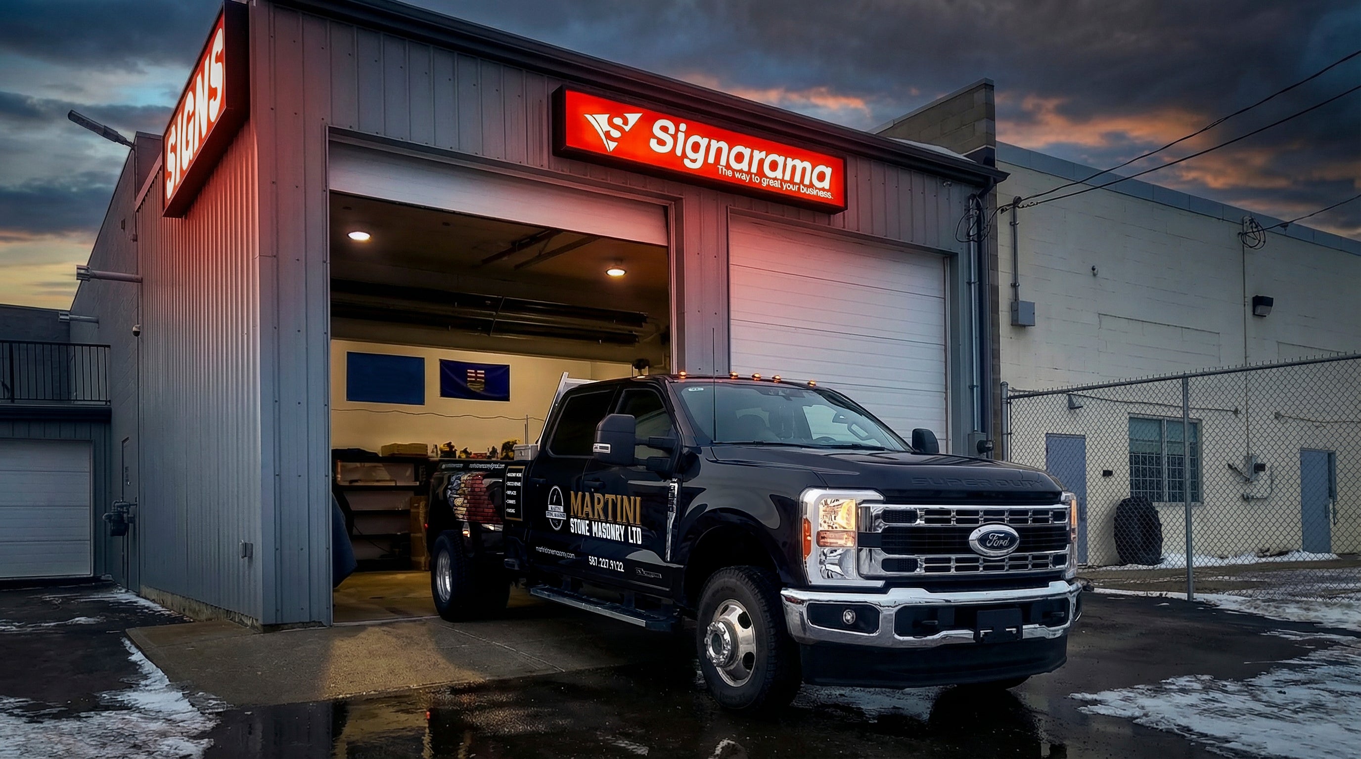 Martini Stone Masonry Truck