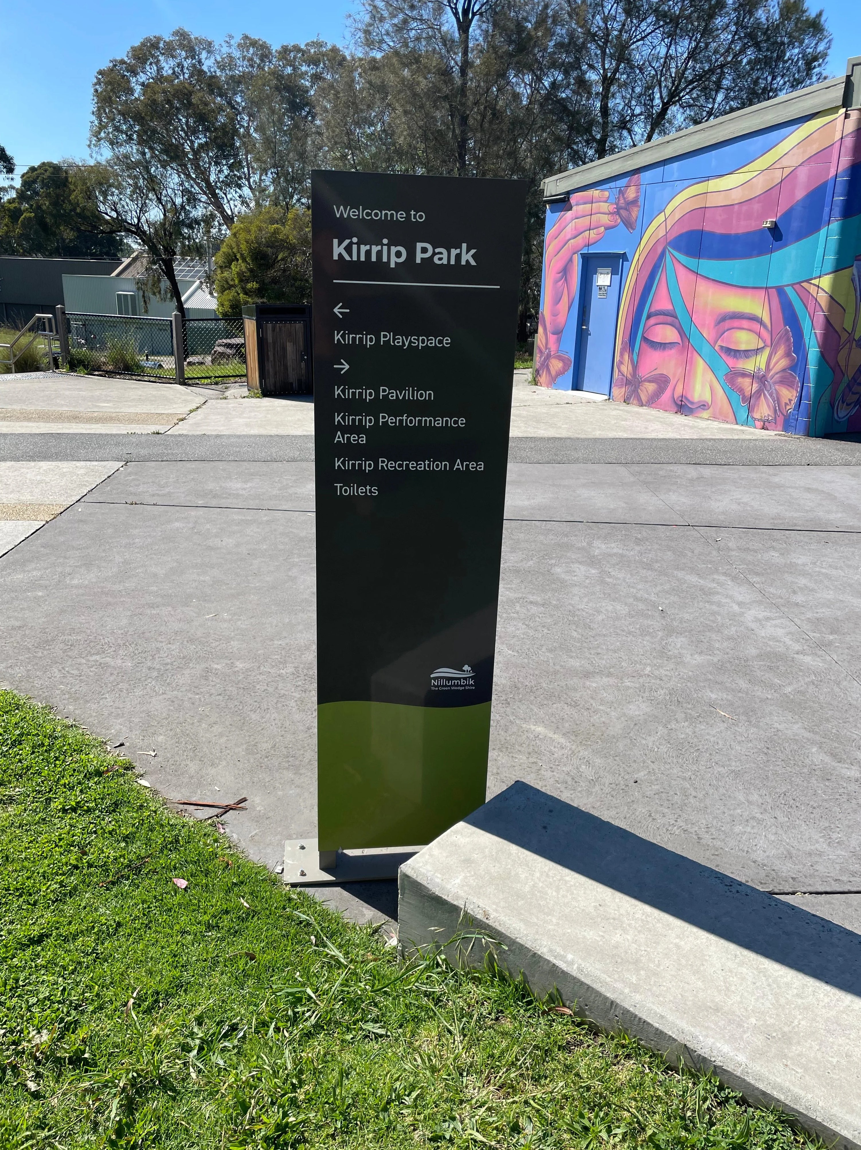 Freestanding Signs - Nillumbik Council - Diamond Creek Kirrip Park VIC.
