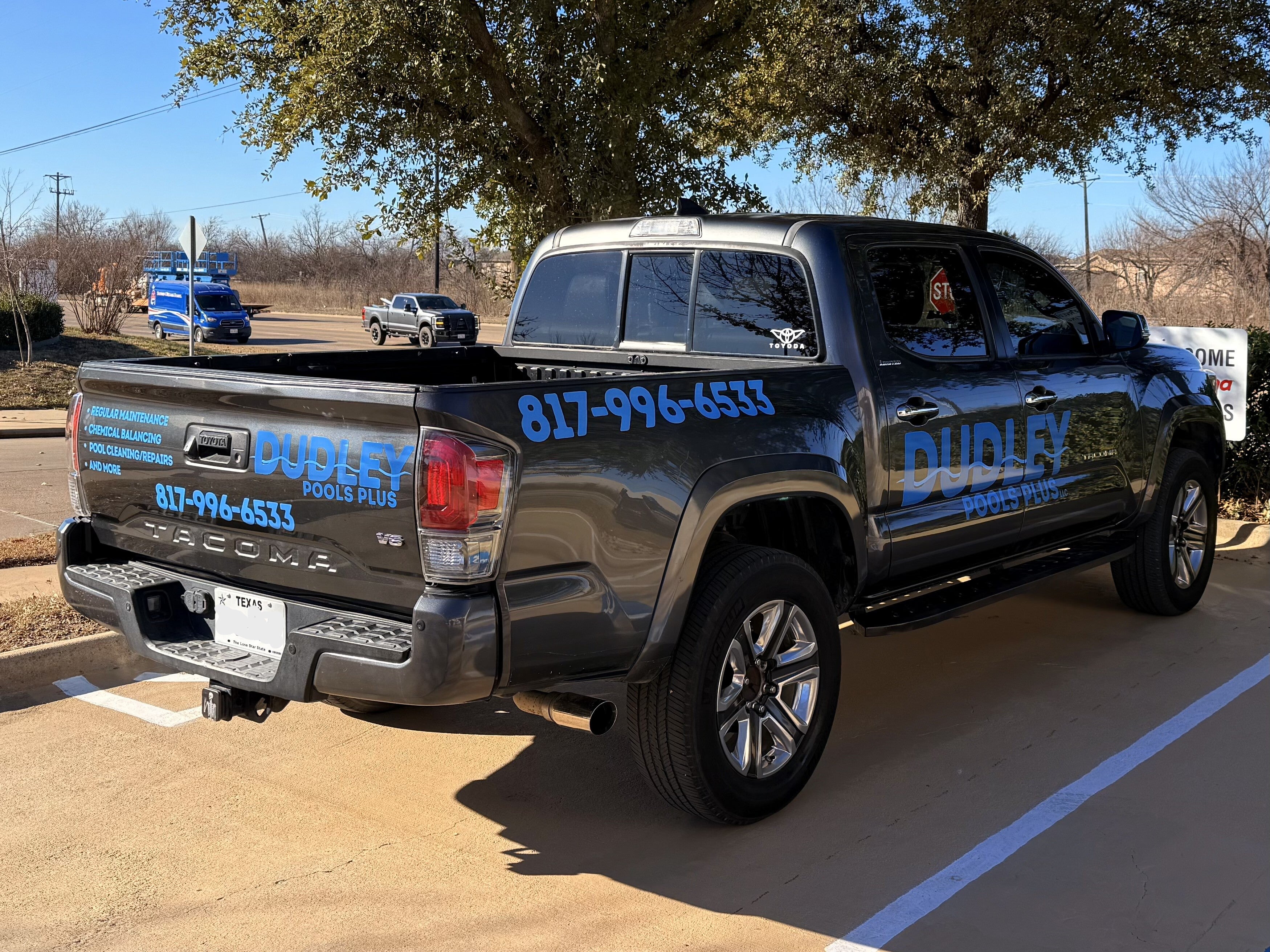Bold new vehicle graphics for Dudley Pool Plus by Signarama North Fort ...