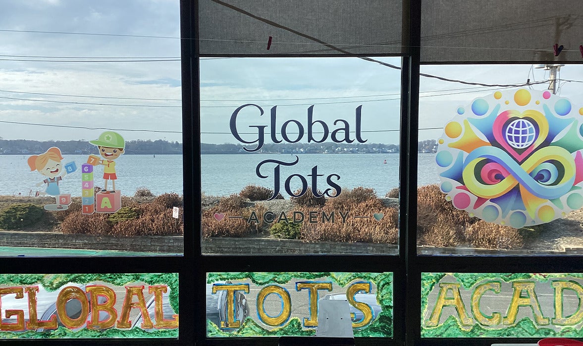 Window Decals for Global Tots Academy (Interior Window Graphics)