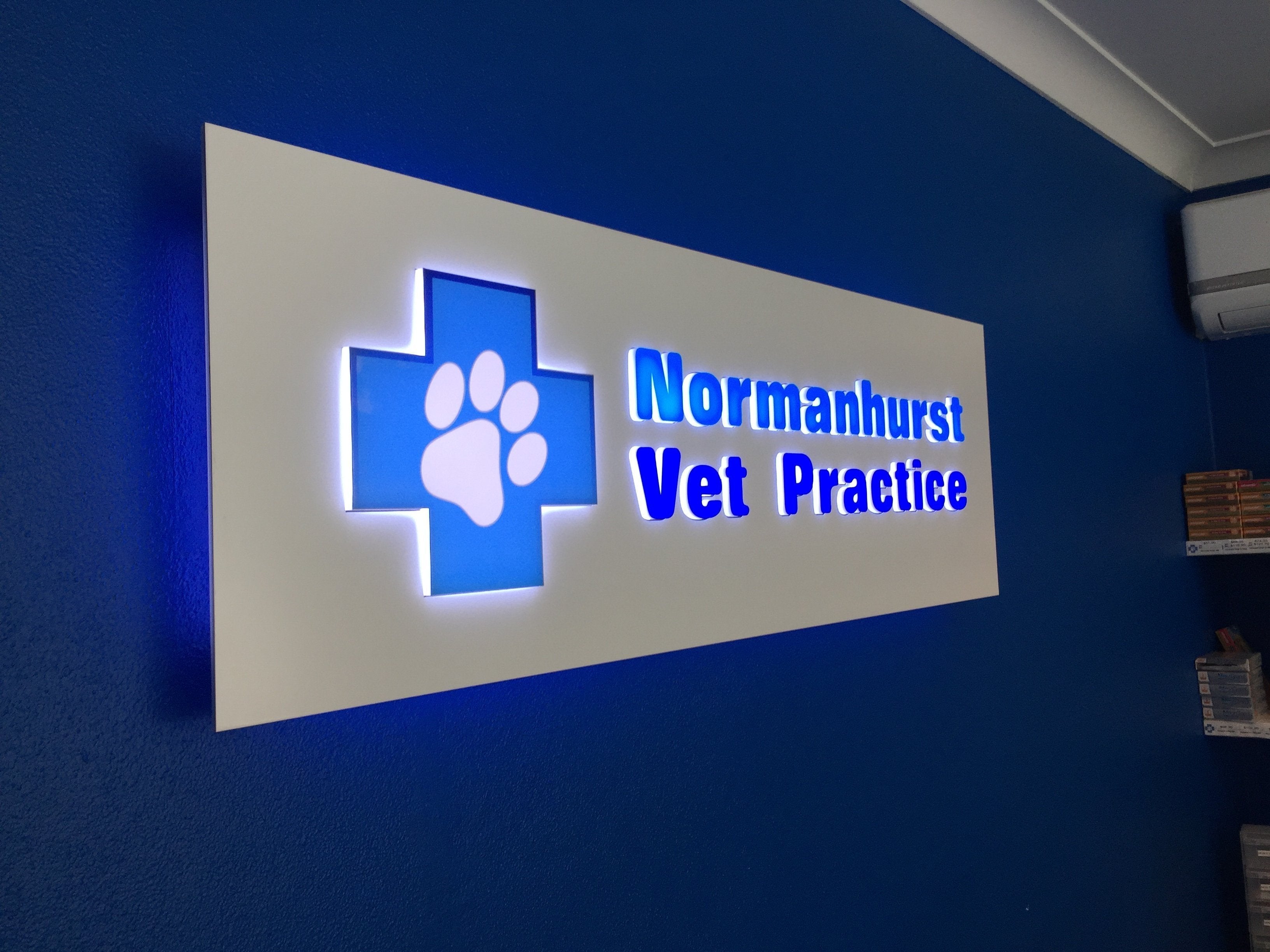 Illuminated Reception Sign