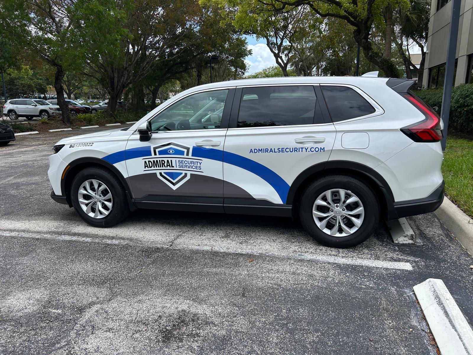 Vehicle Graphics for Security Fleets in Hallandale Beach, FL