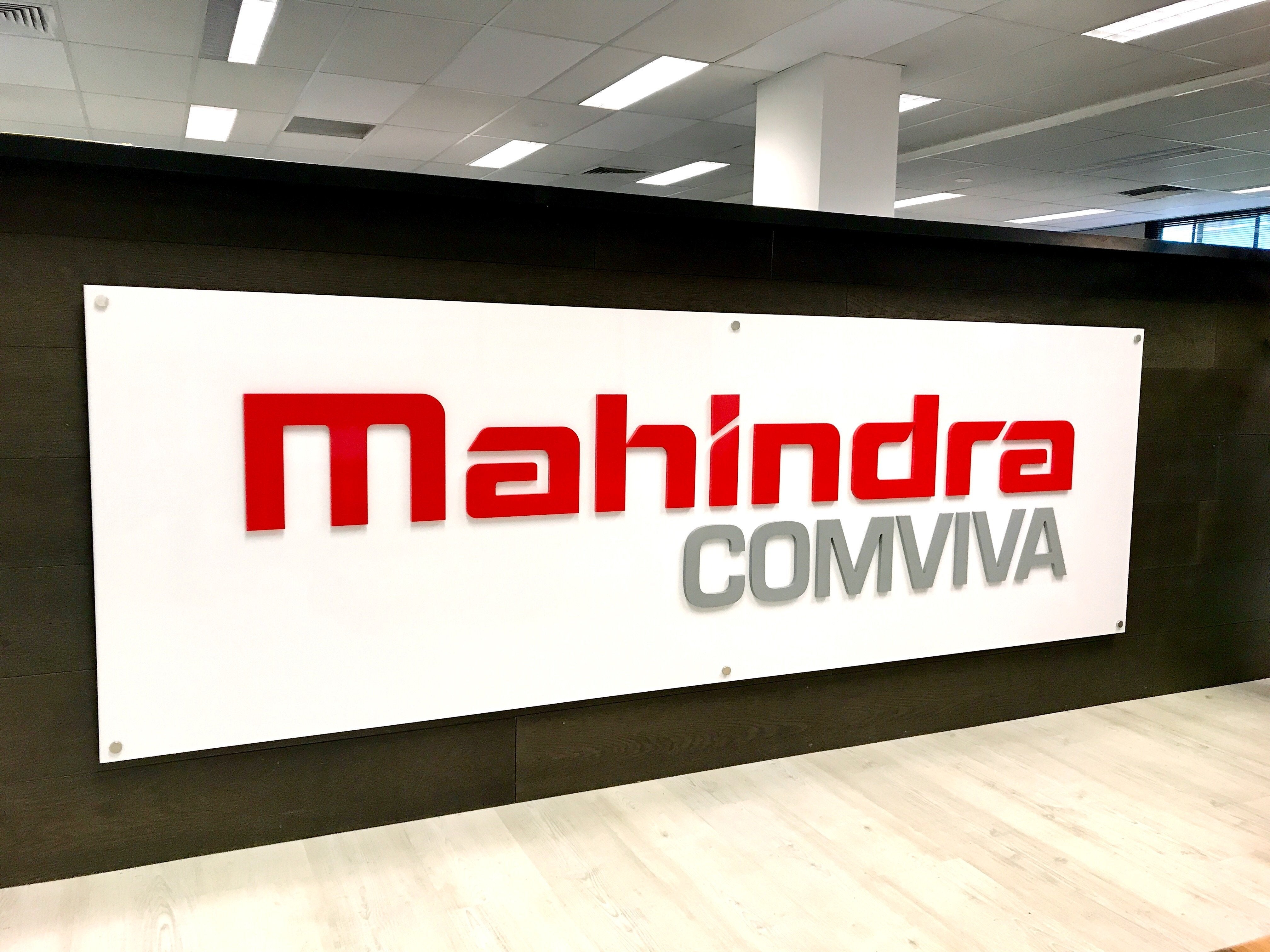 Logotipo De Mahindra Comviva