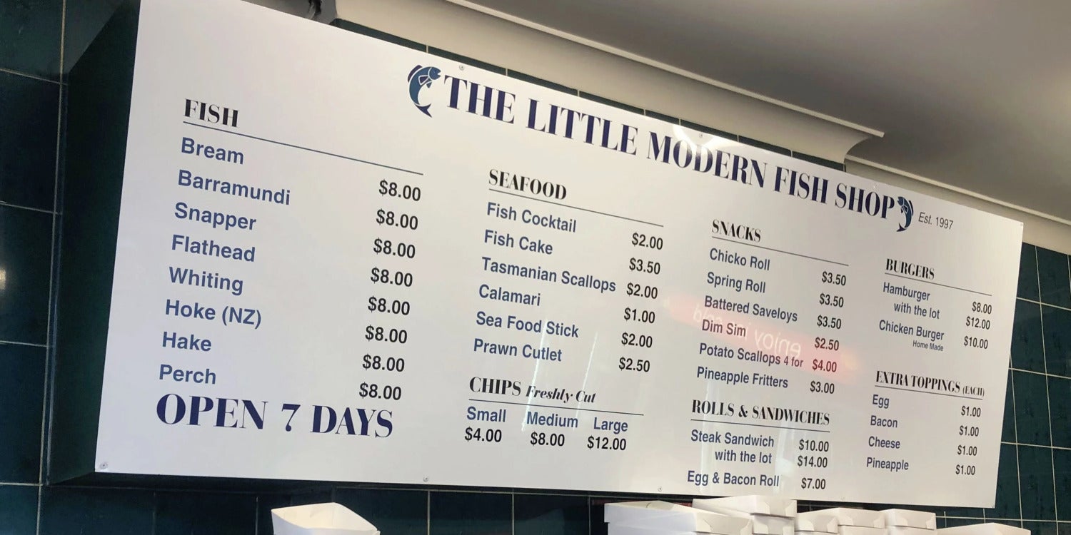 Menu Boards | Digital Menu Boards | Signarama