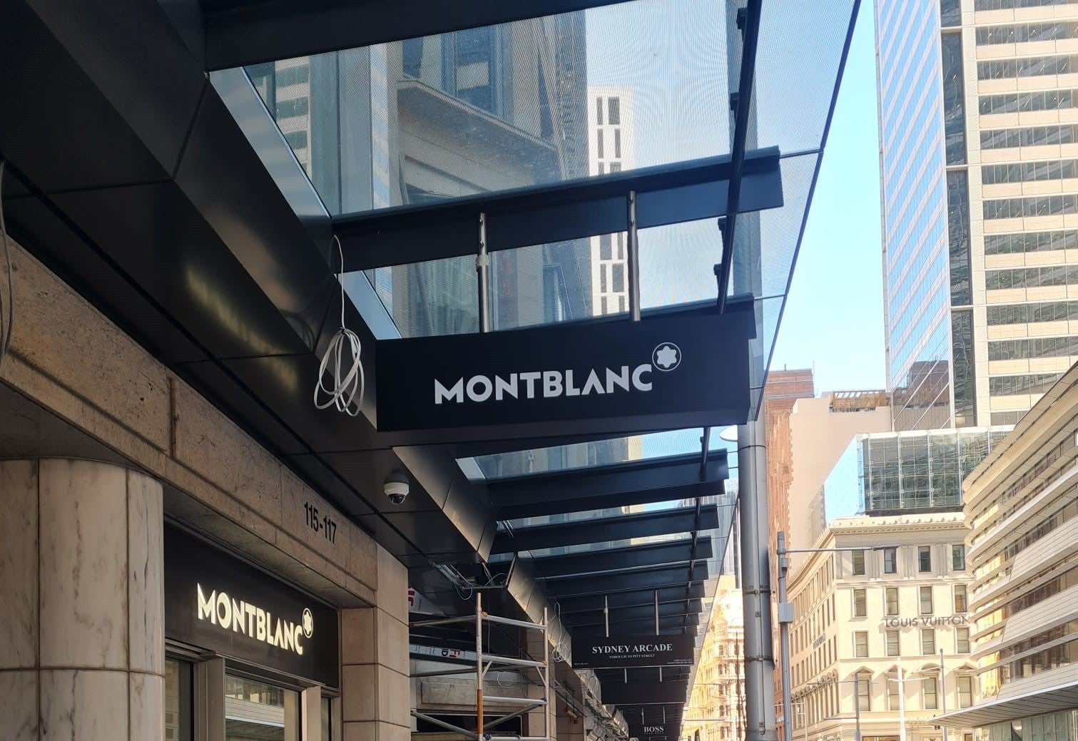 Custom fabricated Lightboxes with acrylic faces and vinyl graphics.1