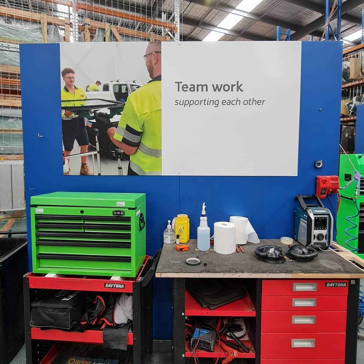 Work Station And Directional Signage