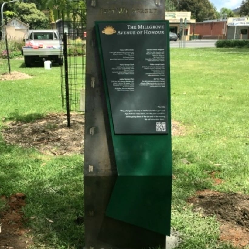 Manufactured and Installed this Generational Signage for the Milgrove ...