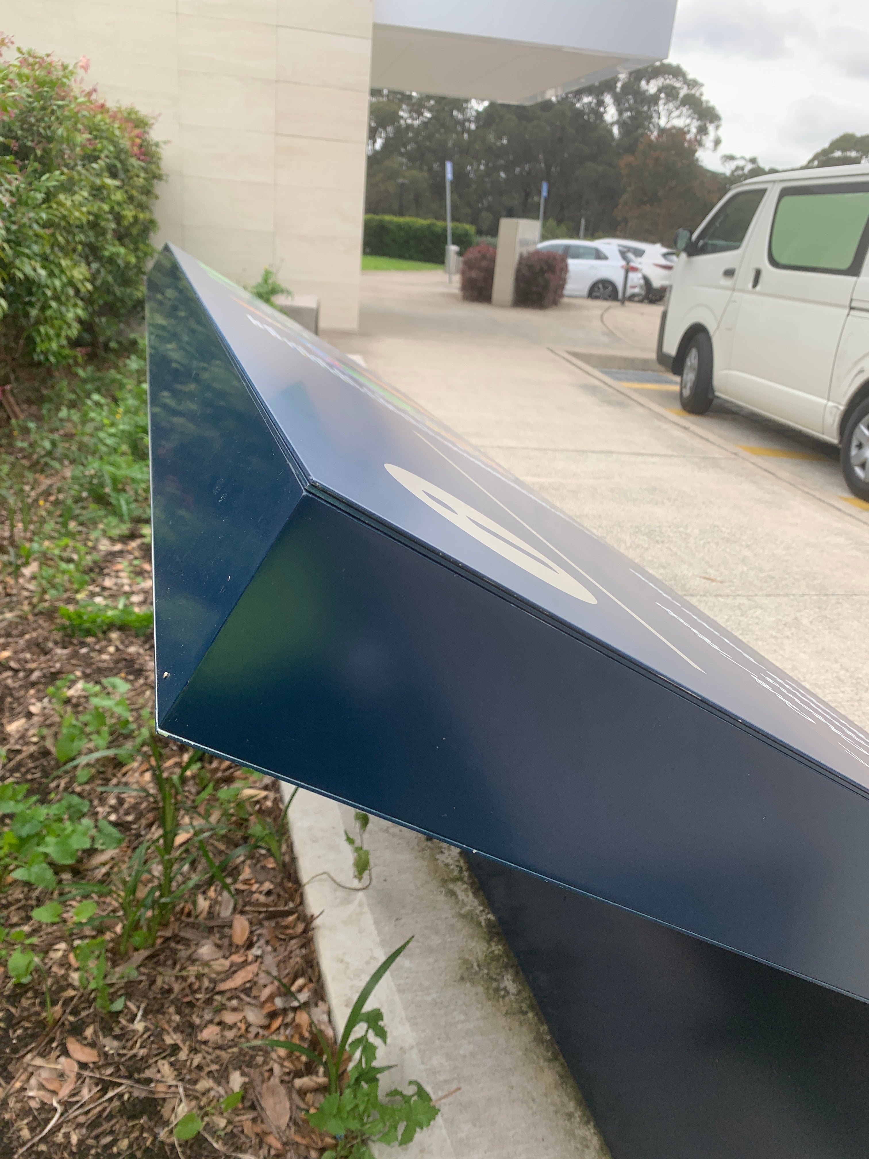 Custom Fabricated directional sign with direct to substrate print.3