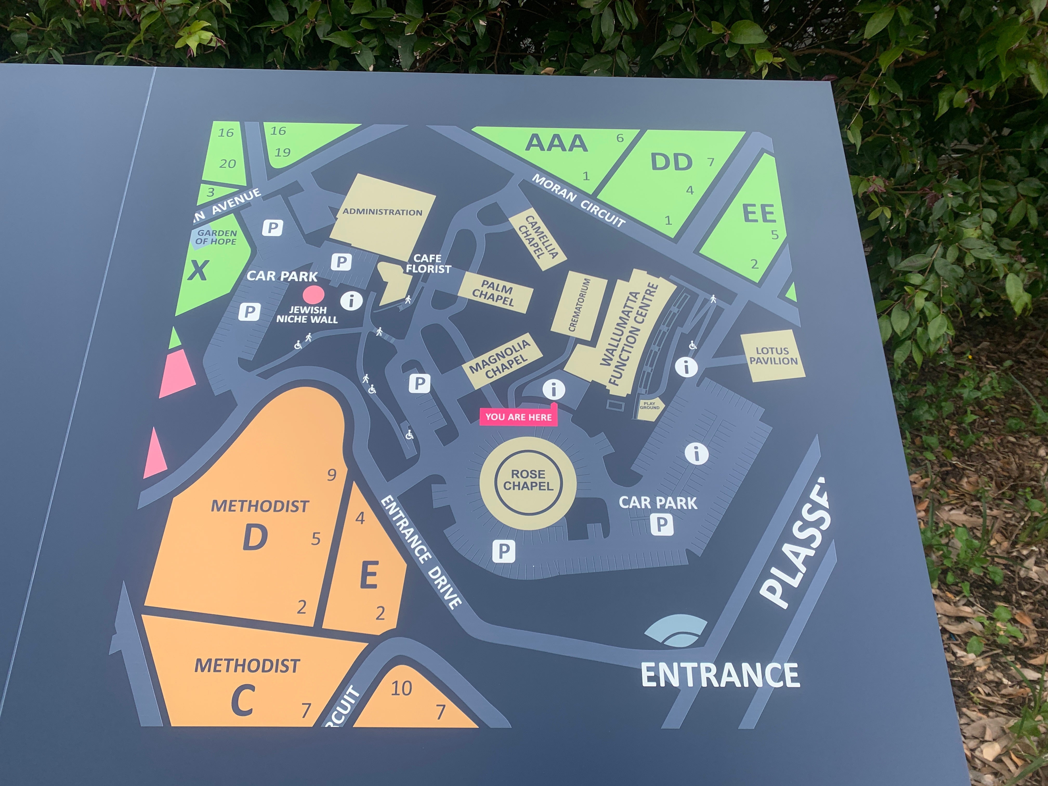 Custom Fabricated directional sign with direct to substrate print.5