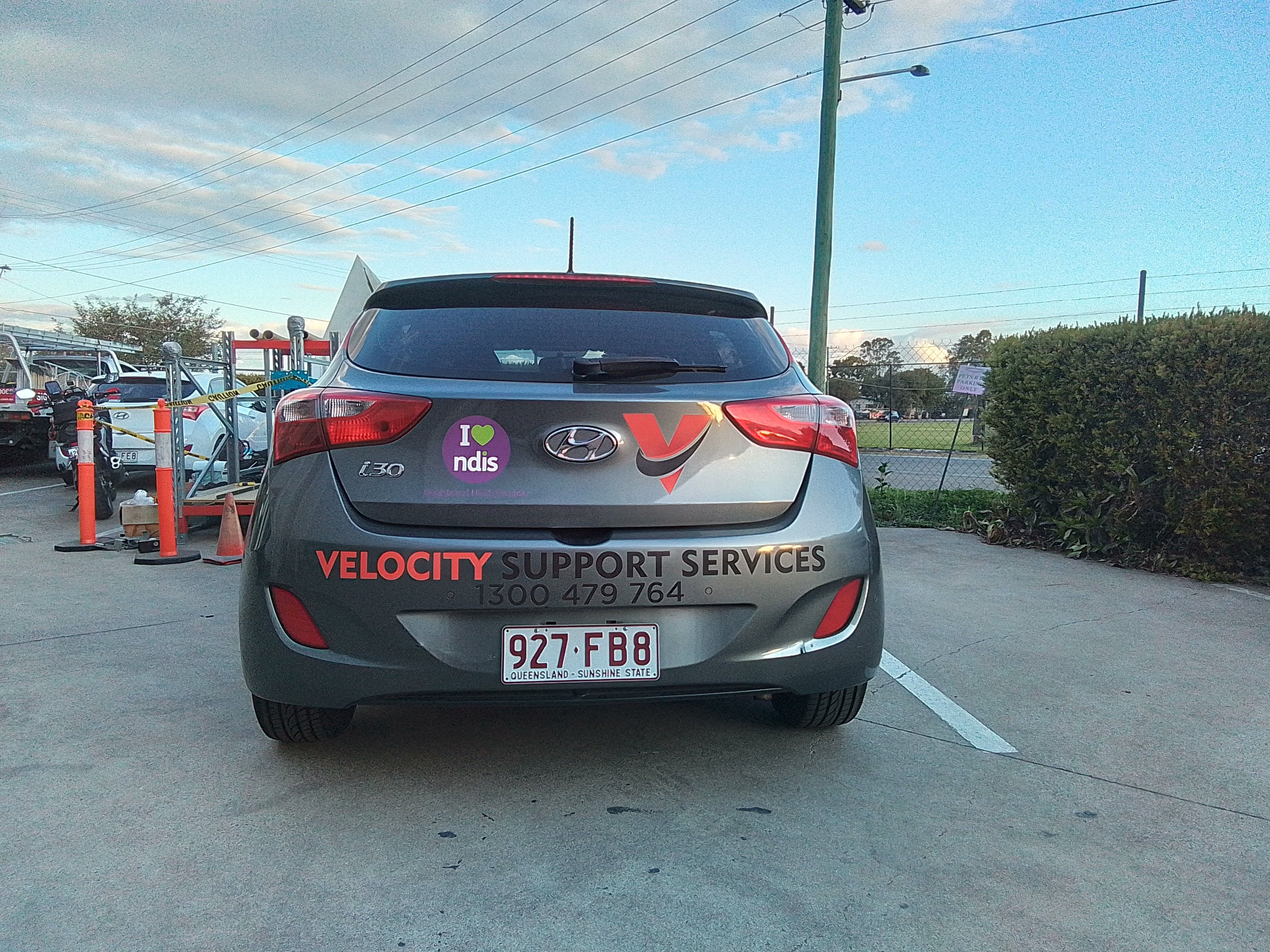 Car Decals for Velocity Support Services