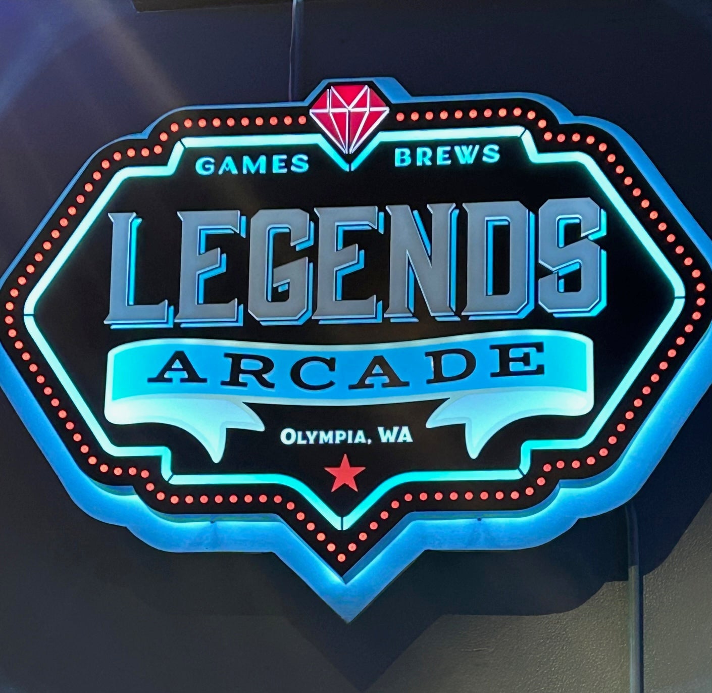 Legends Lighted Sign