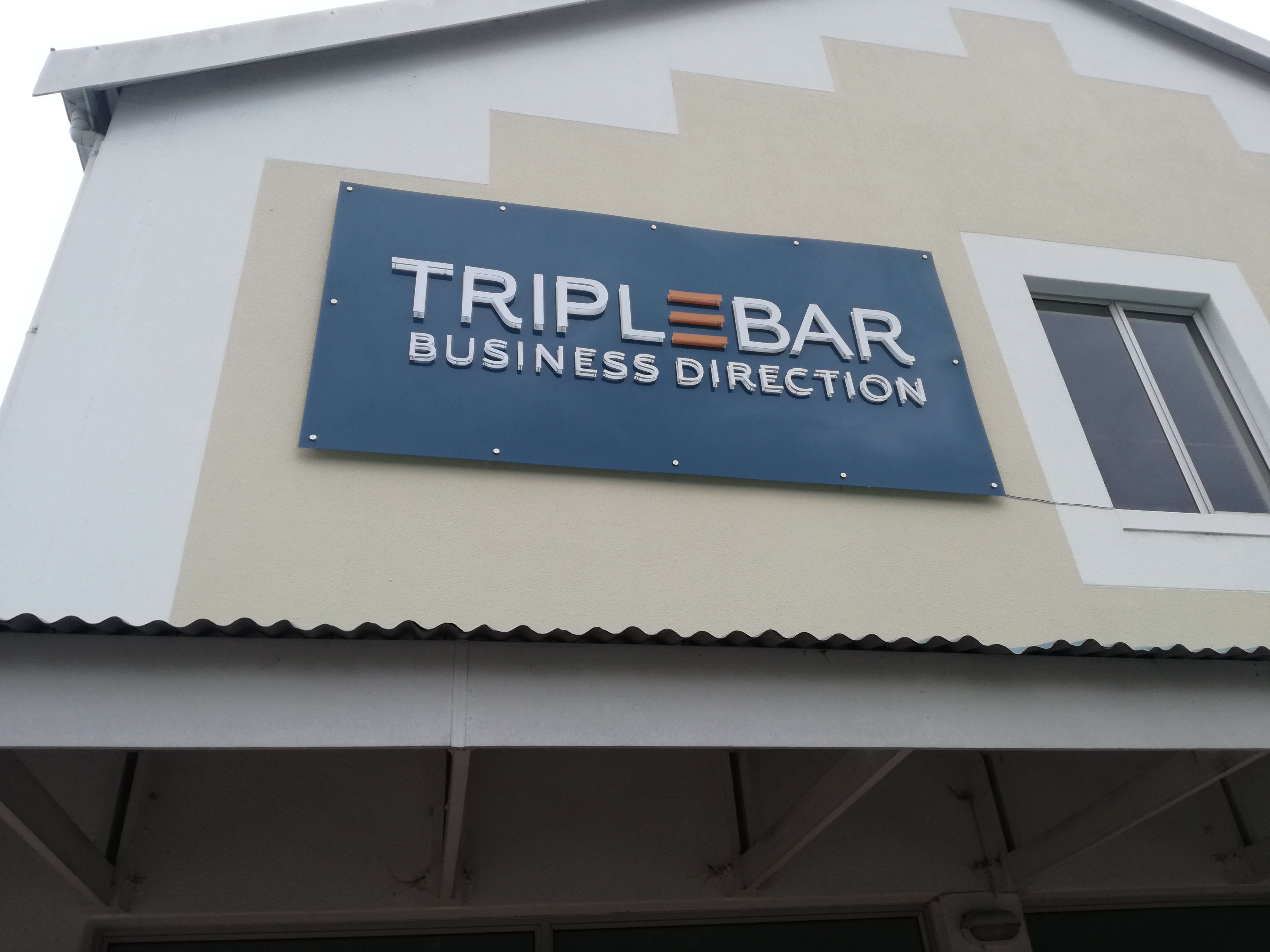 Laser cut perspex letters with LED's