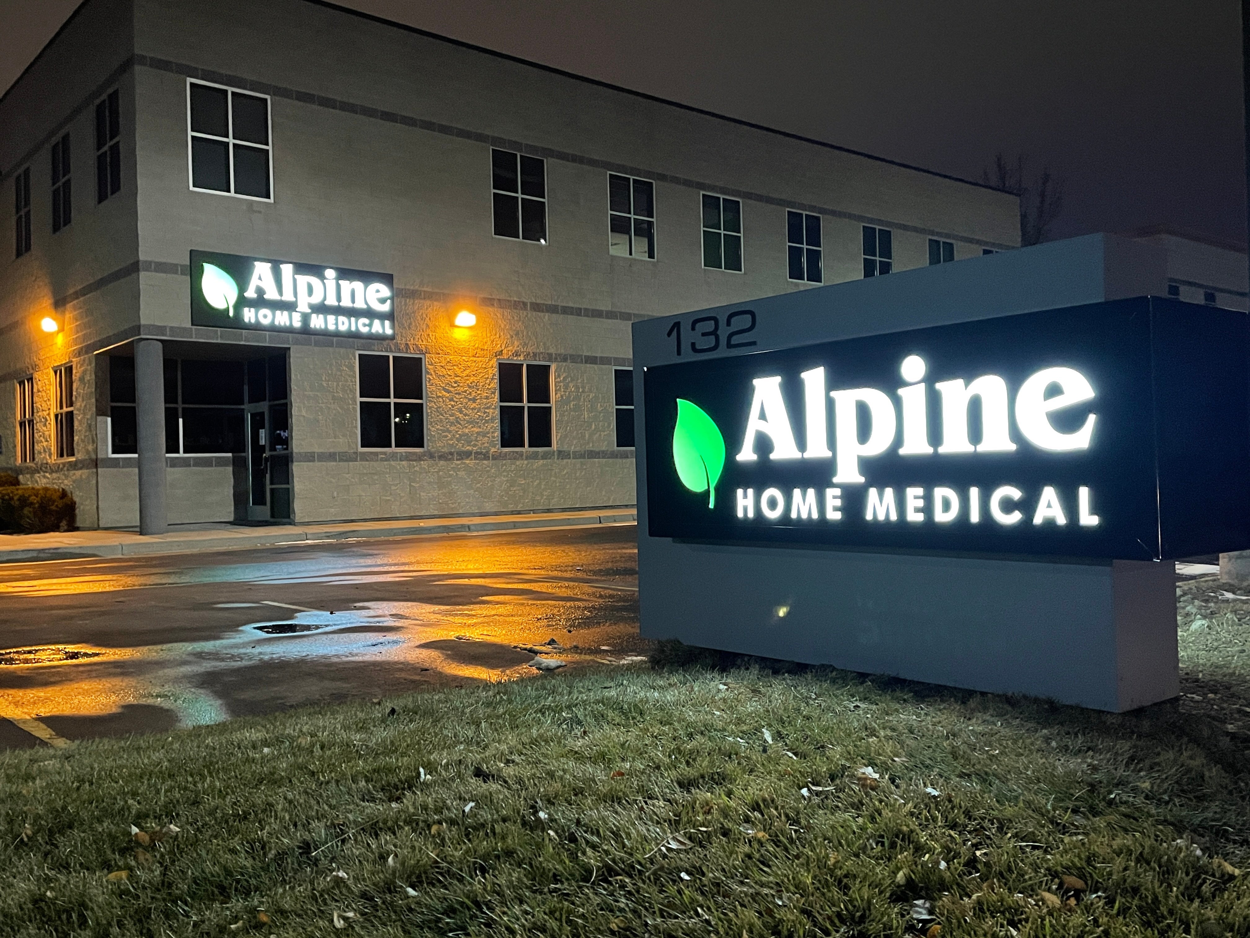 Alpine Home Medical Sign
