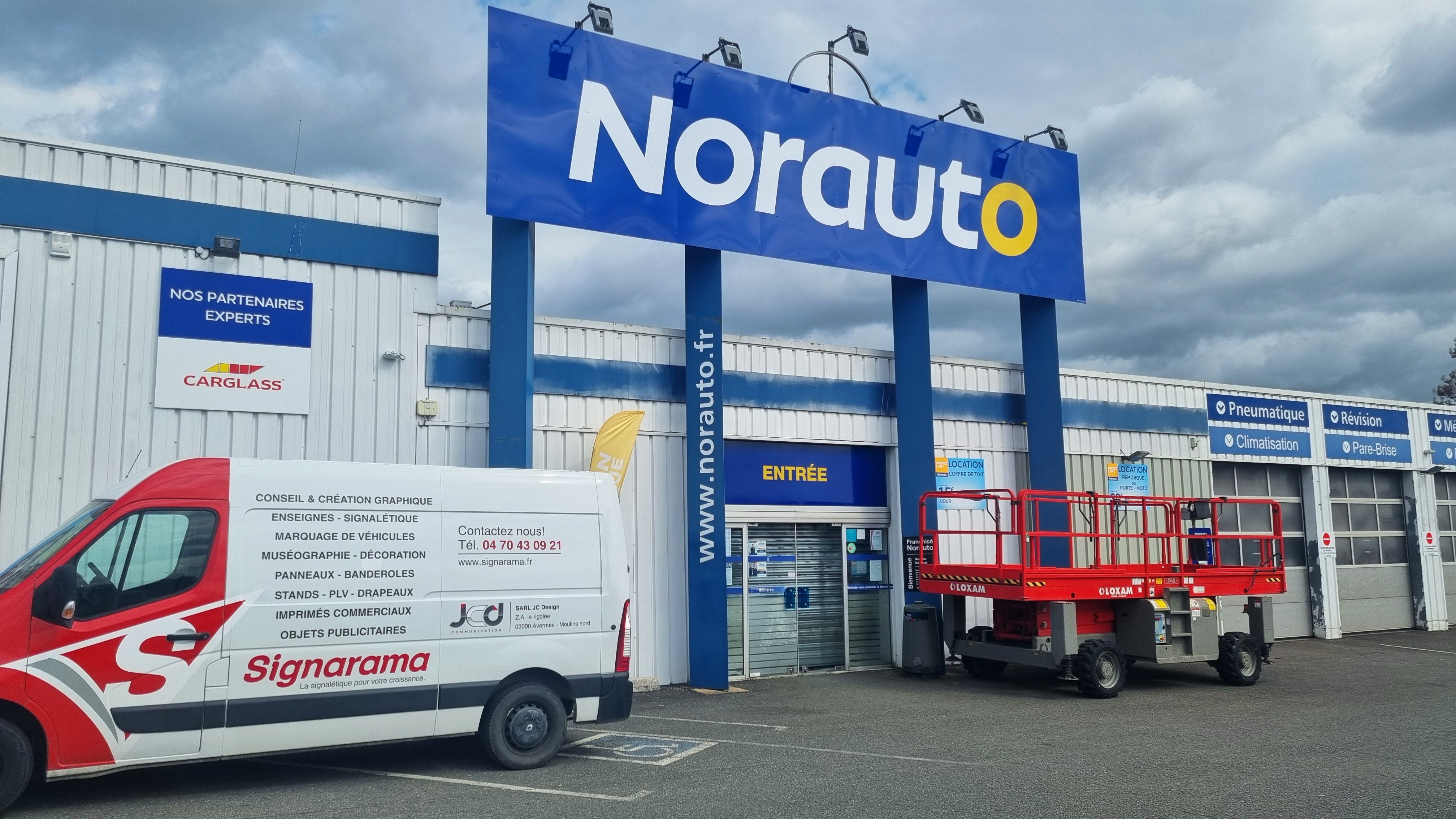 Enseigne et Signalétique Norauto