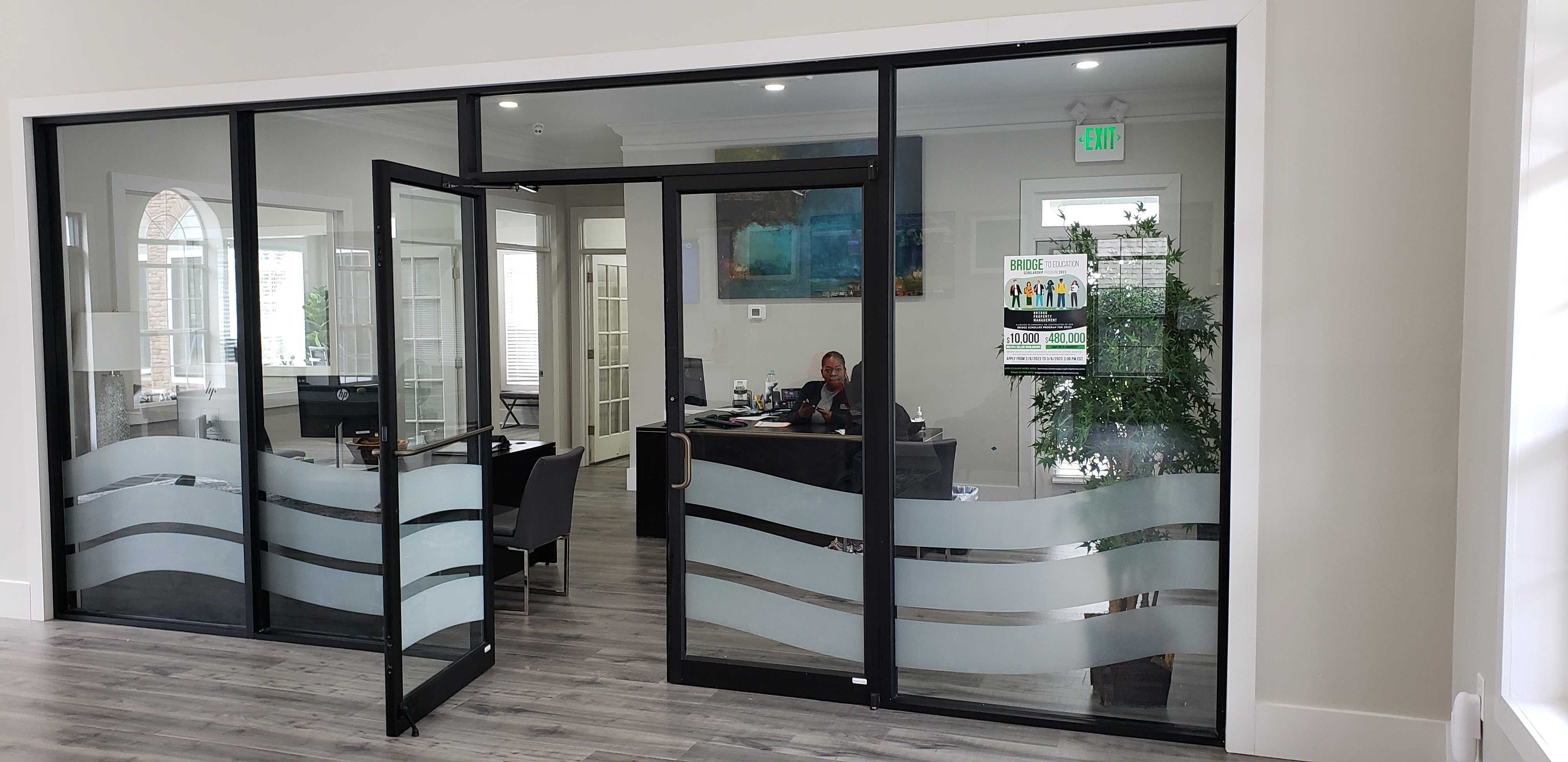 Frosted Vinyl Changes the Look of Your Windows