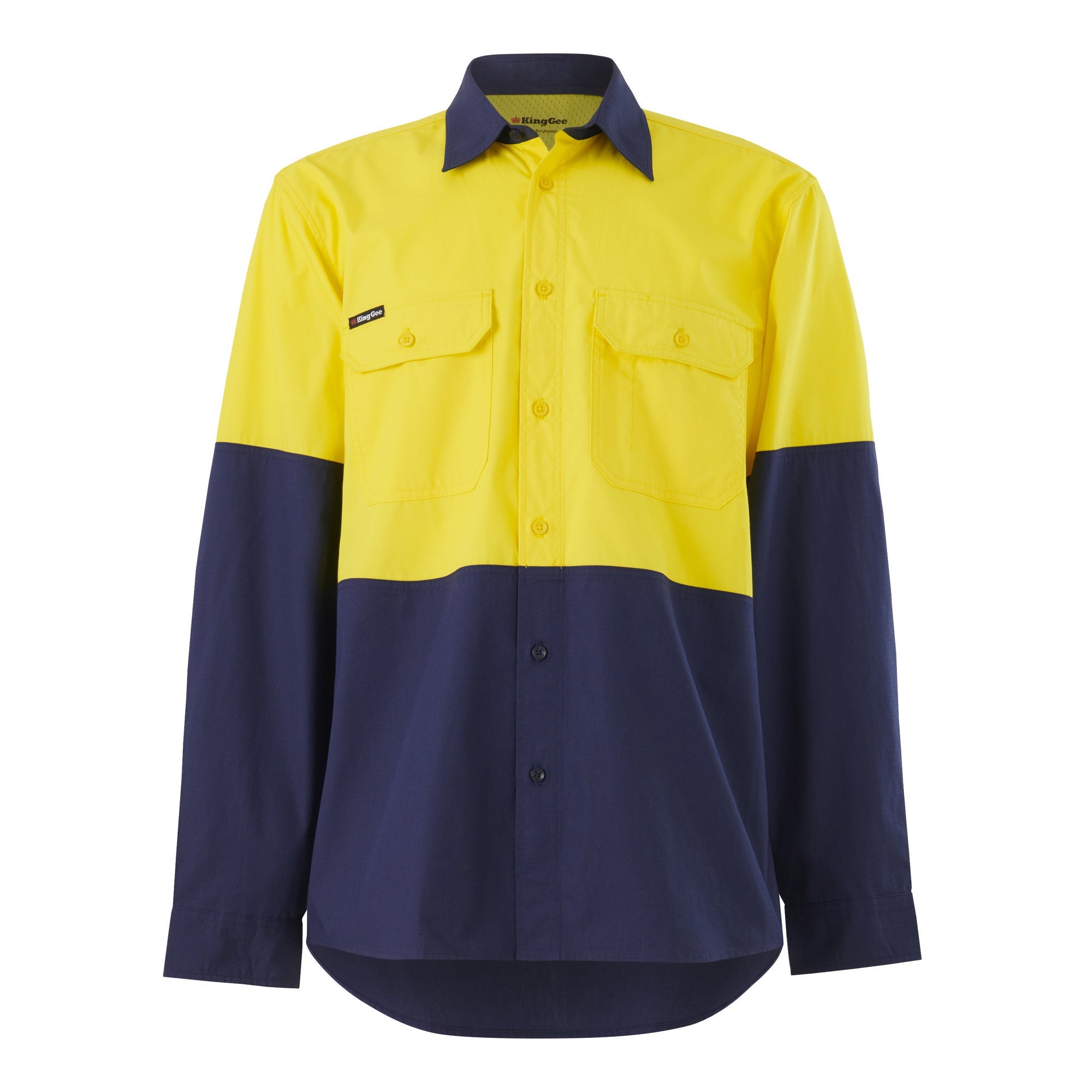 Buy custom branded Workcool Spliced Shirts with your logo!