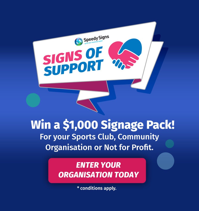 Signs Of Support from Speedy Signs