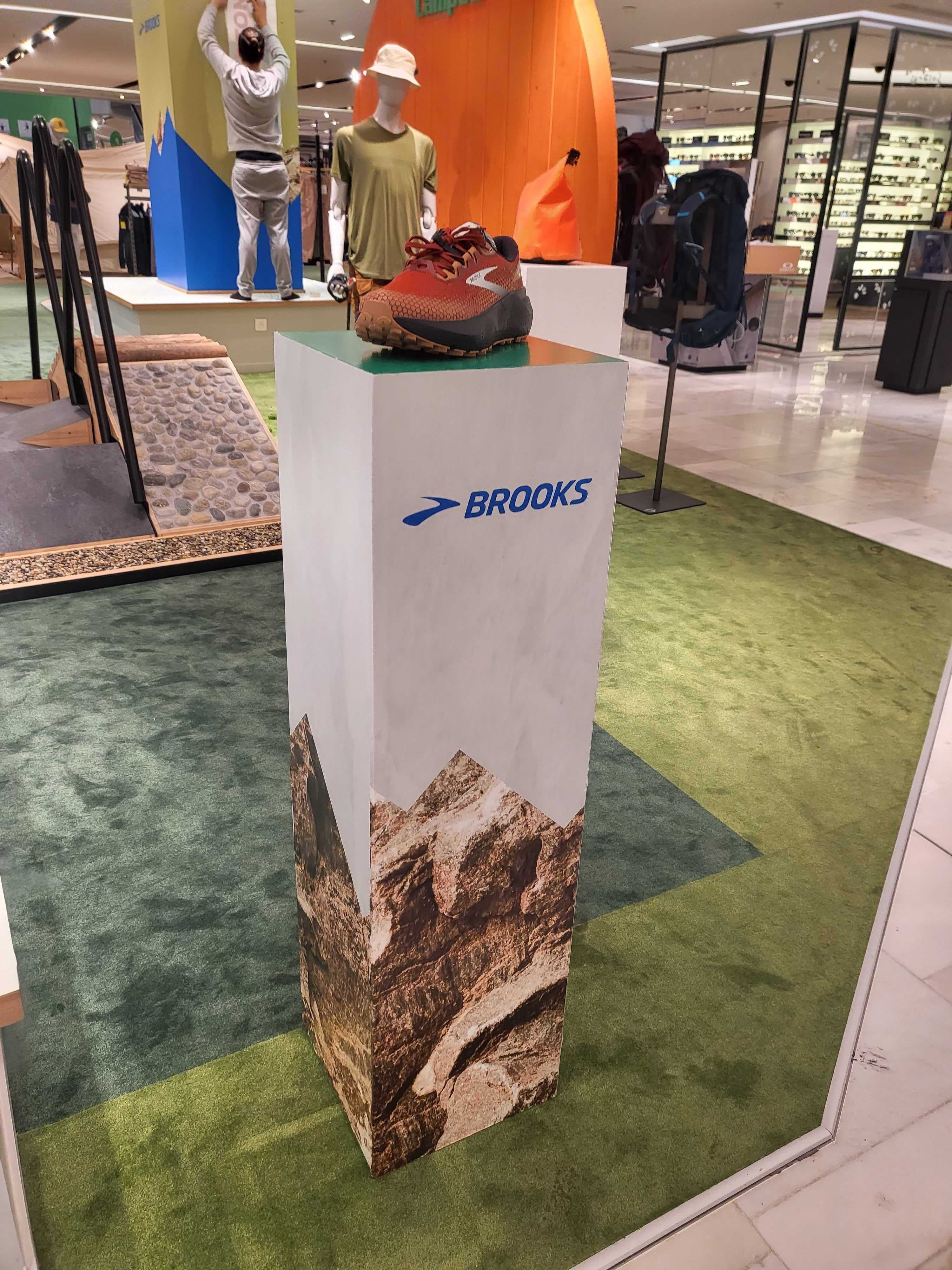 Signalétique pour Brooks Running