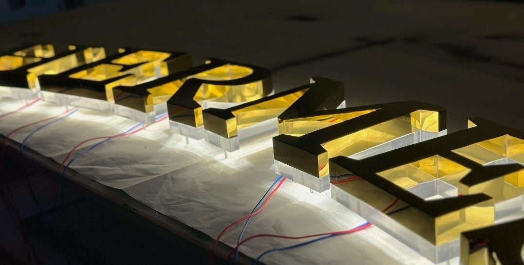3D luminous signs