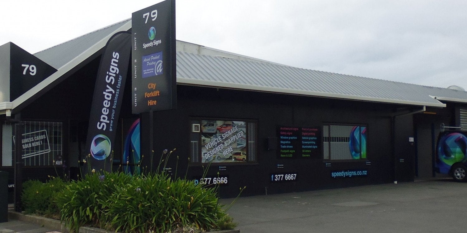 Speedy Signs Christchurch Central | Our Signage Team